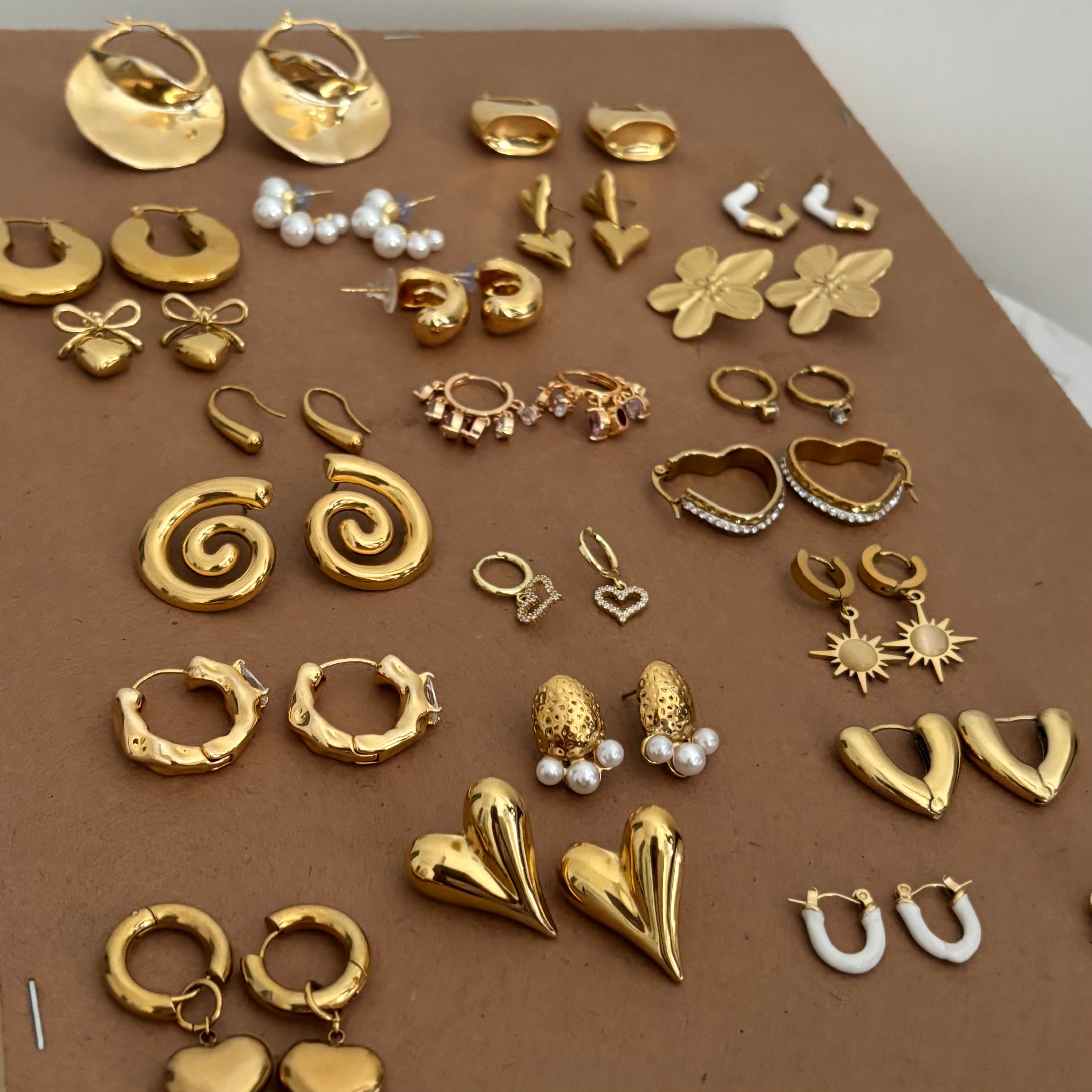 Earrings – Golden Cart